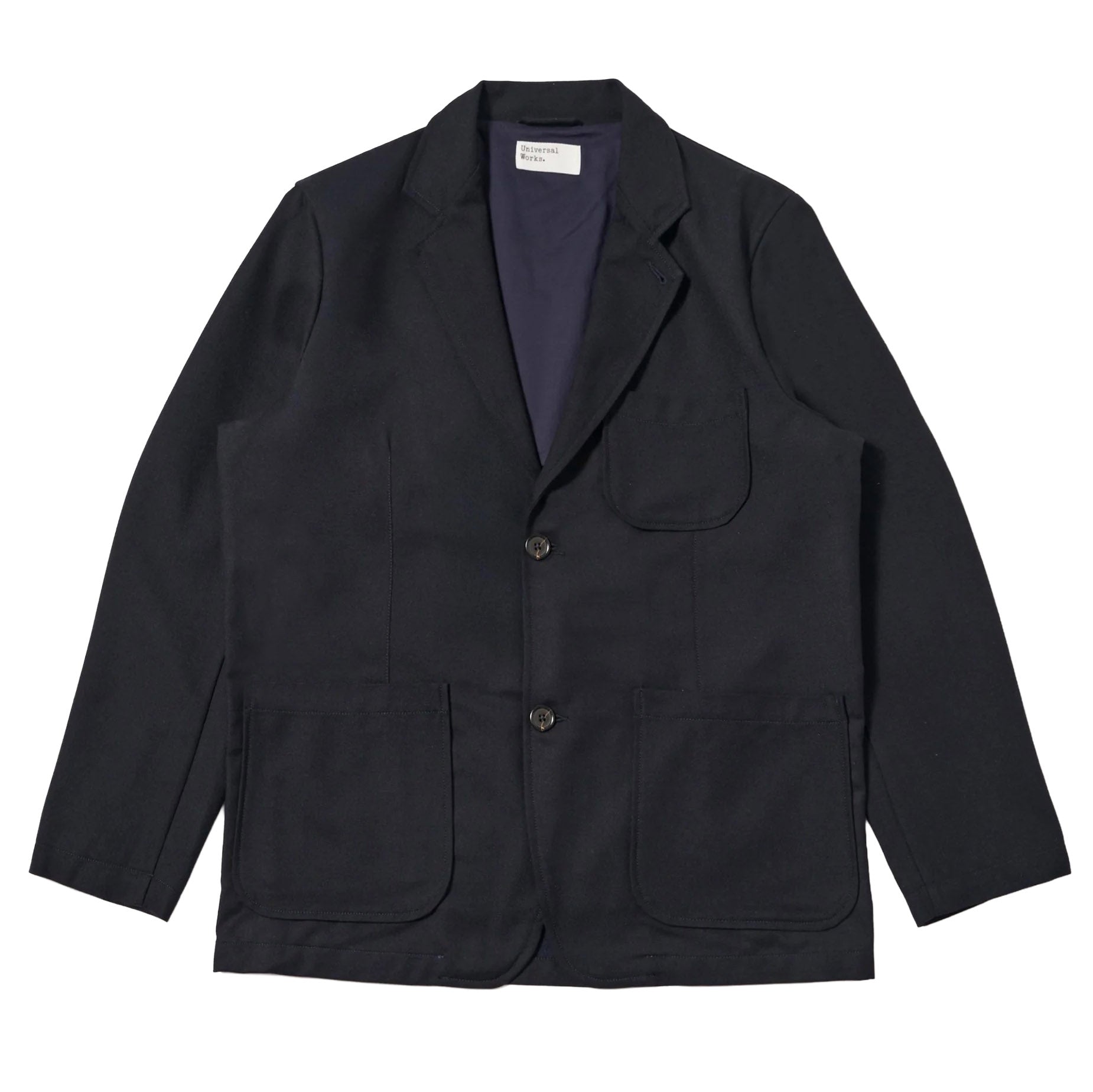 Universal Works Two Button Jacket Upcycled Tweed Dark Navy – Merchant ...